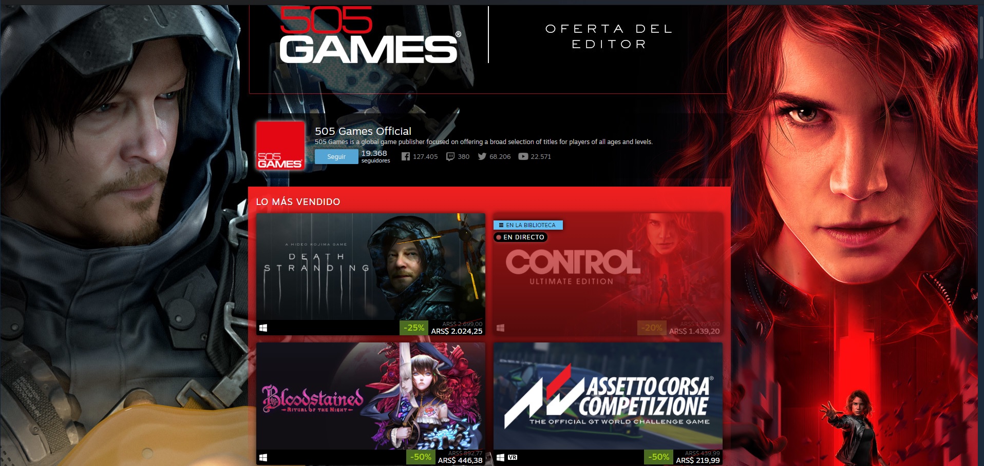 Promociones Y Rebajas En Steam De 505 Games | Bitwares
